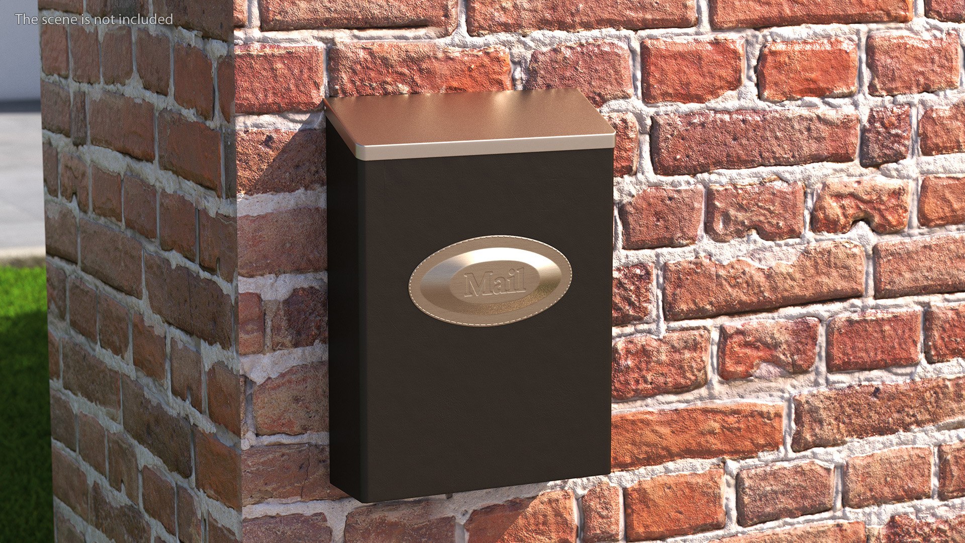 3D Wall Mount Locking Mailbox - TurboSquid 2152154
