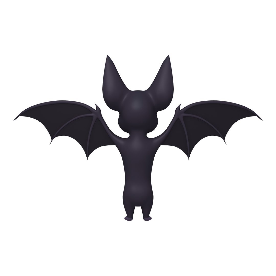 Bat Cartoon 3D - TurboSquid 1632405