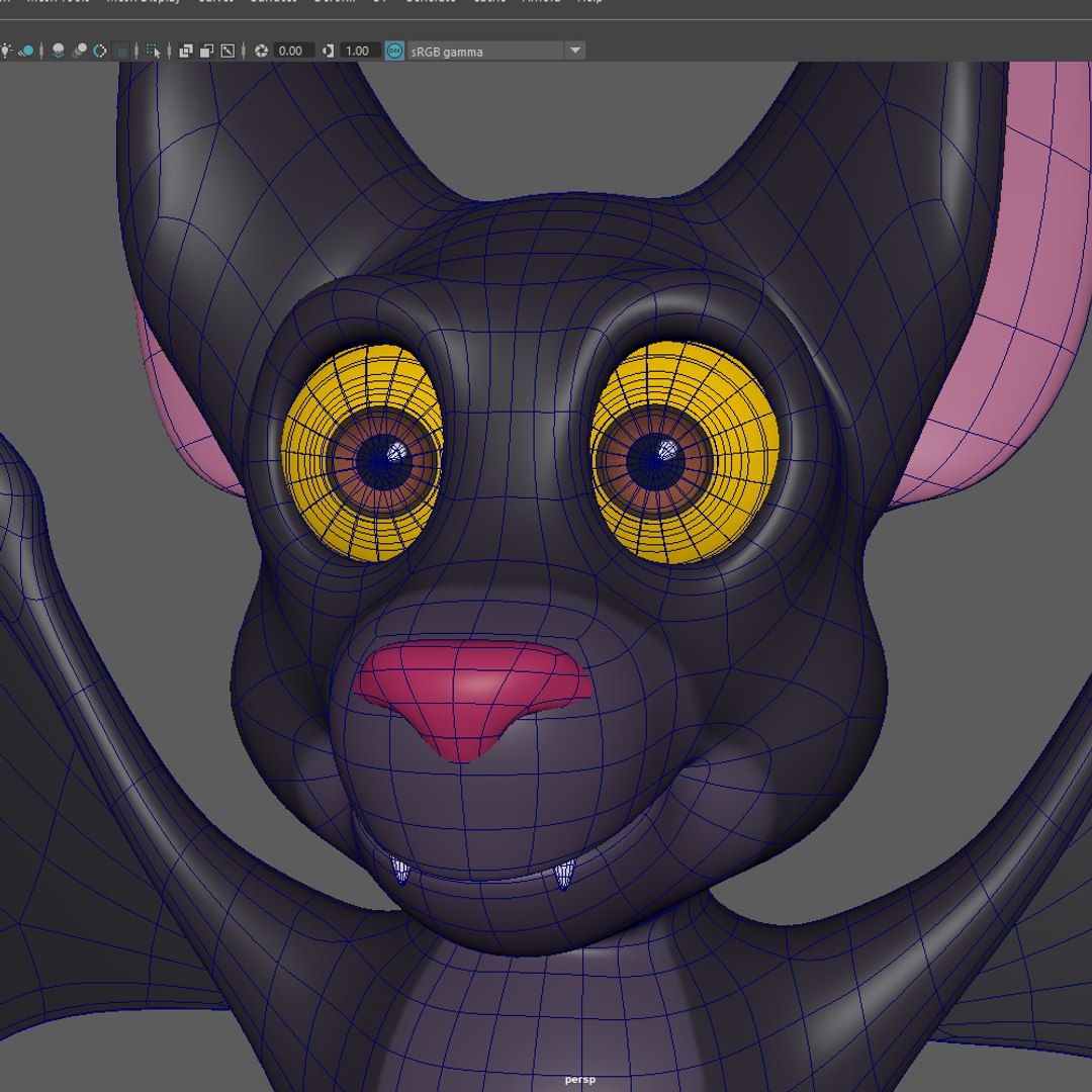 Bat Cartoon 3D - TurboSquid 1632405