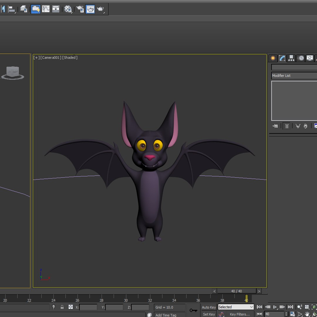 Bat Cartoon 3D - TurboSquid 1632405