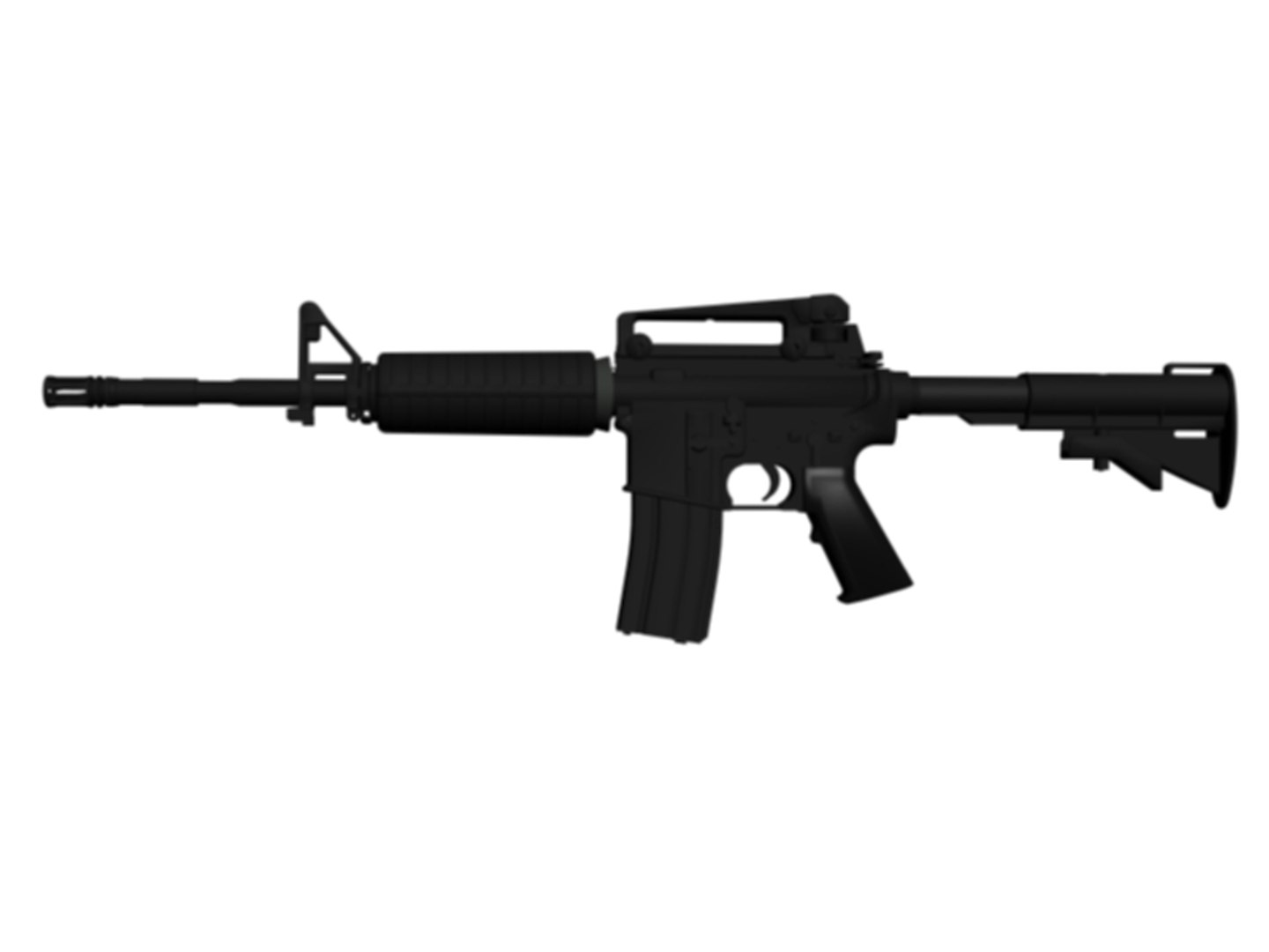 Free M4 Carbine 3d Model