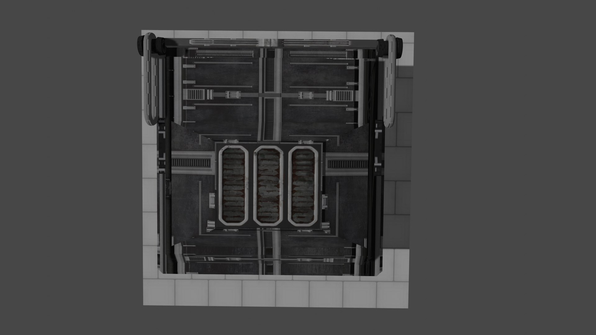 3D Armoured Tech Bunker Model - TurboSquid 1891201