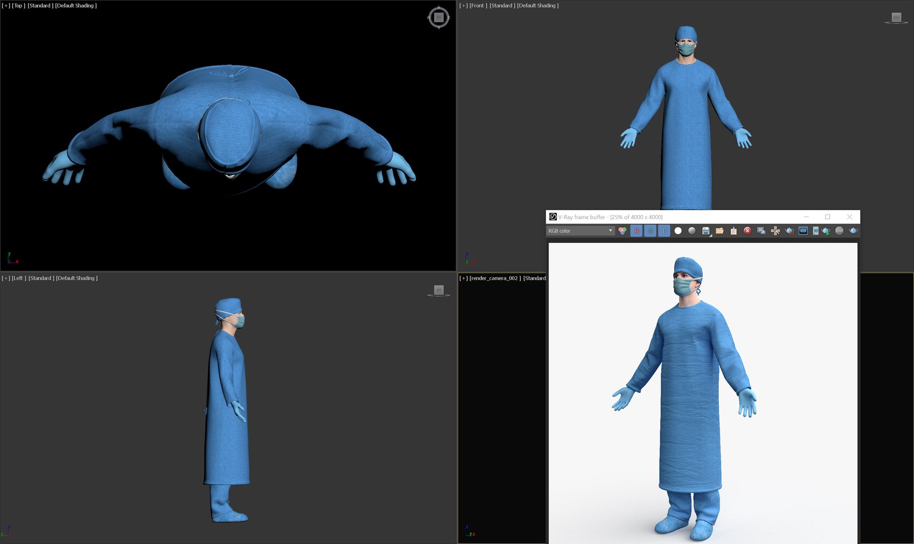 3D Model Male Surgeon - TurboSquid 1949828