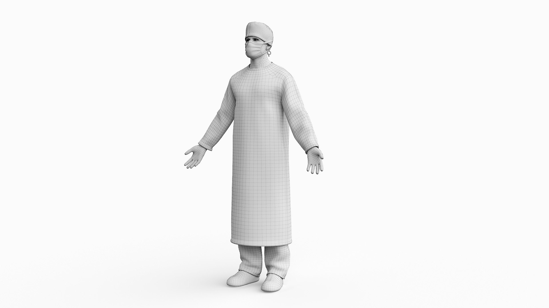 3D Model Male Surgeon - TurboSquid 1949828