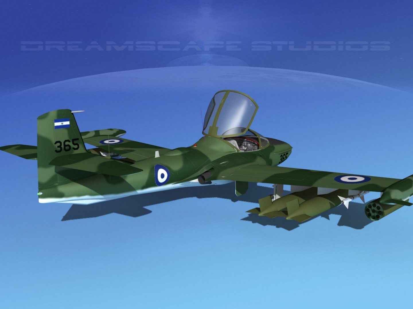 Cessna A-37 Dragonfly 3d Model