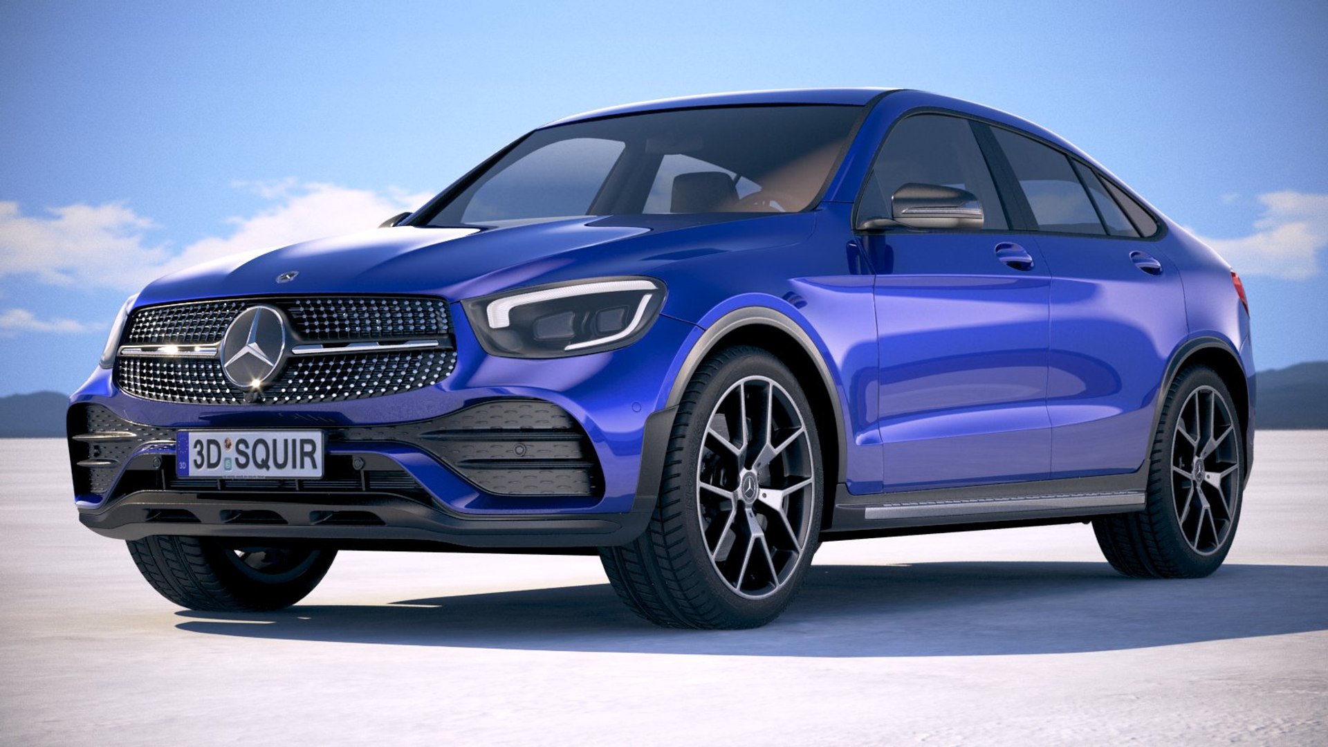 3D Mercedes-benz Glc Coupe Model - TurboSquid 1440197