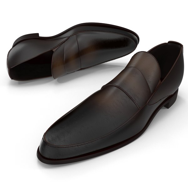 3d man shoes 2 modeled