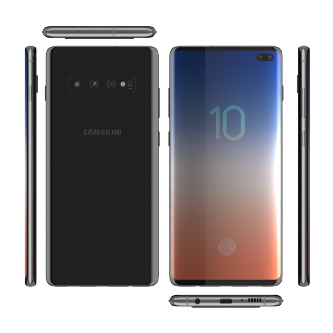3D Galaxy S10 10 Model - TurboSquid 1383481