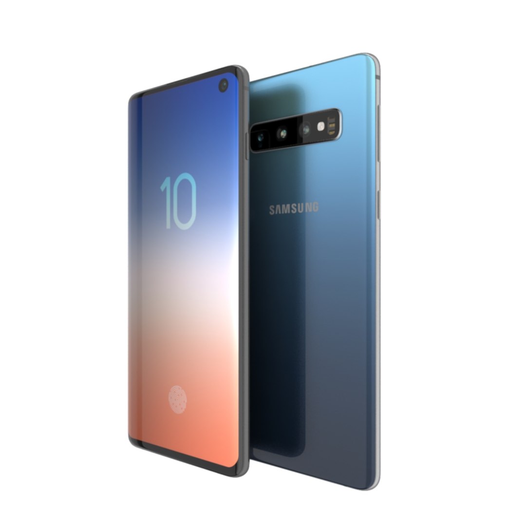 3D Galaxy S10 10 Model - TurboSquid 1383481
