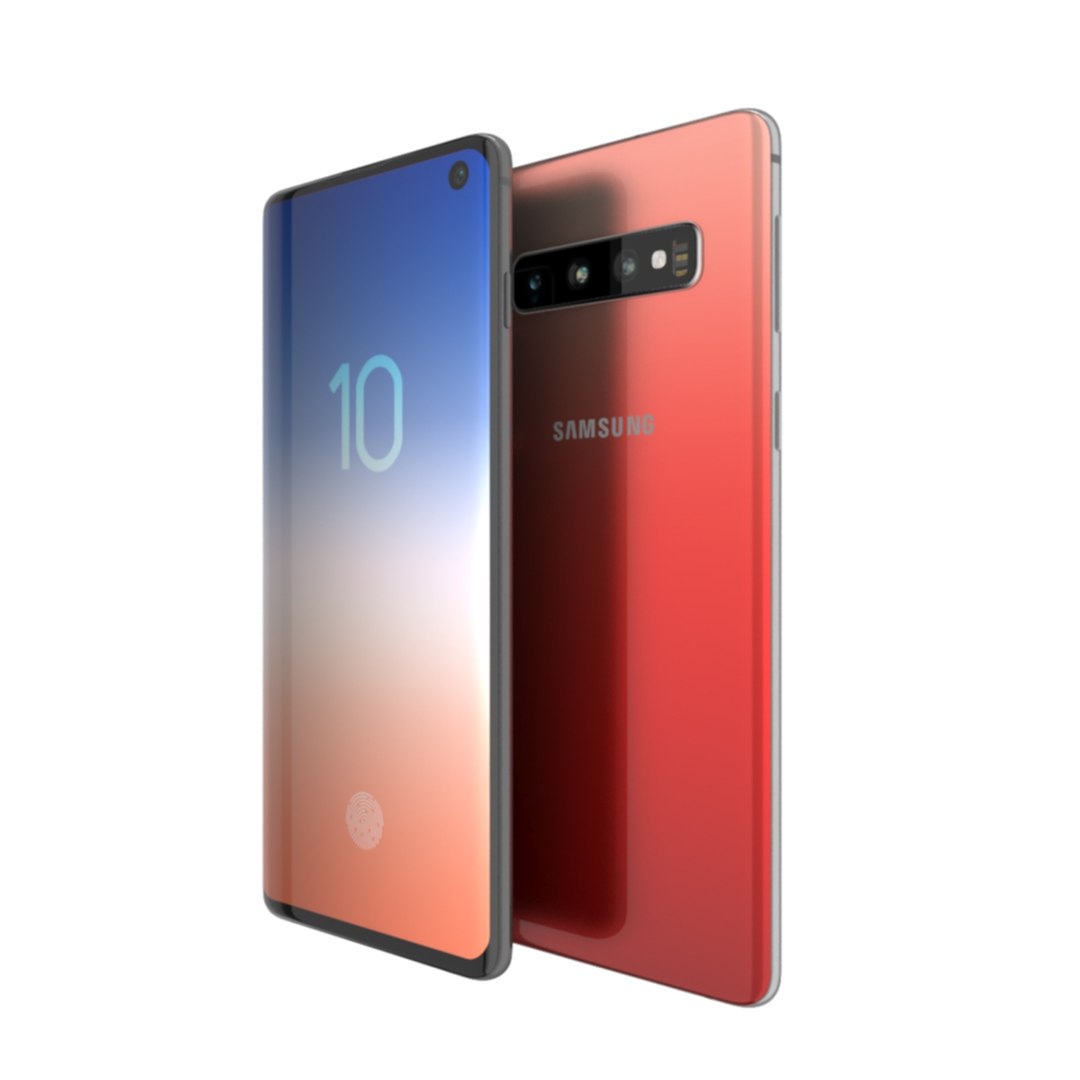 3D Galaxy S10 10 Model - TurboSquid 1383481