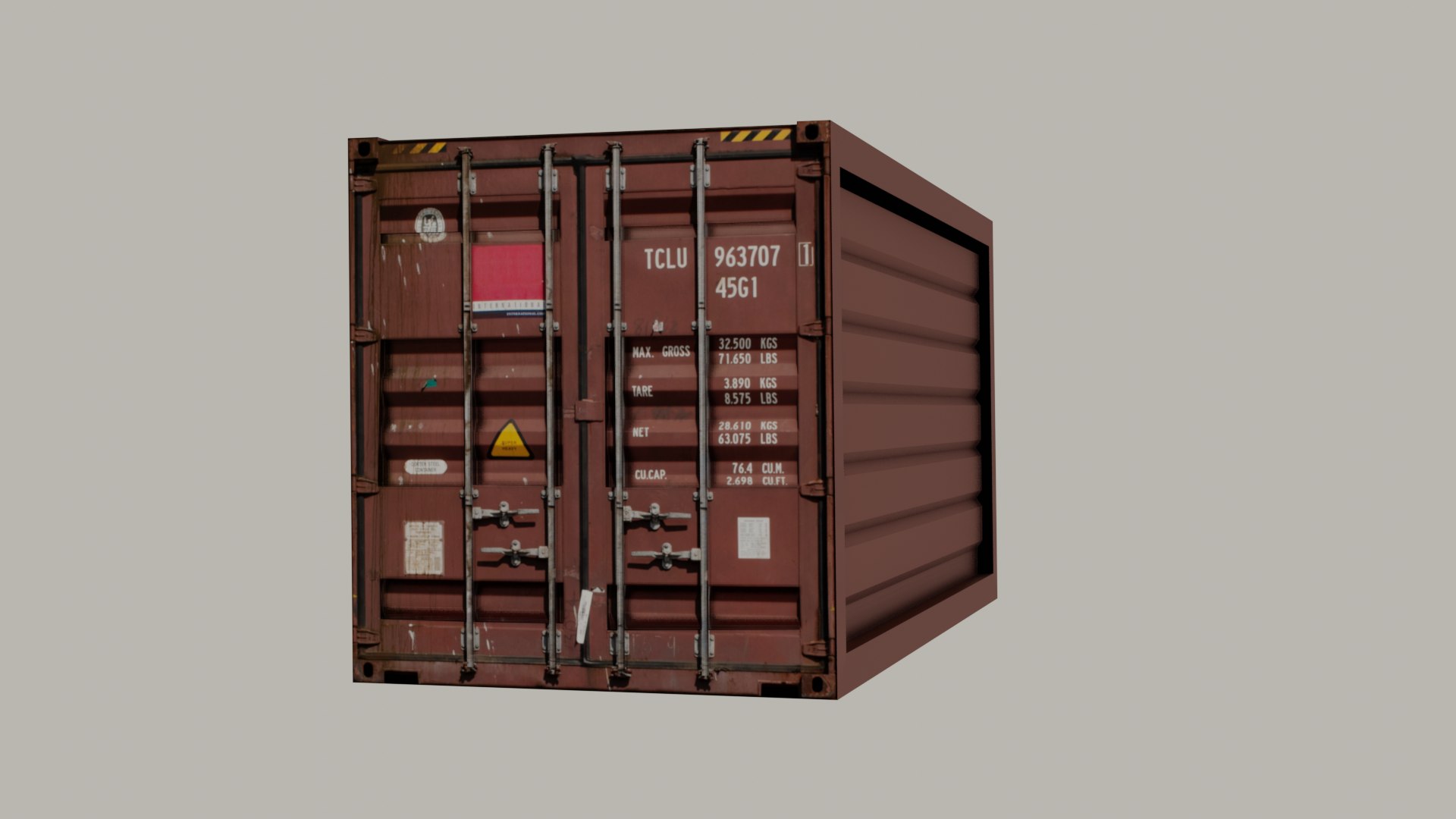 Storage Container 3D model - TurboSquid 1751769