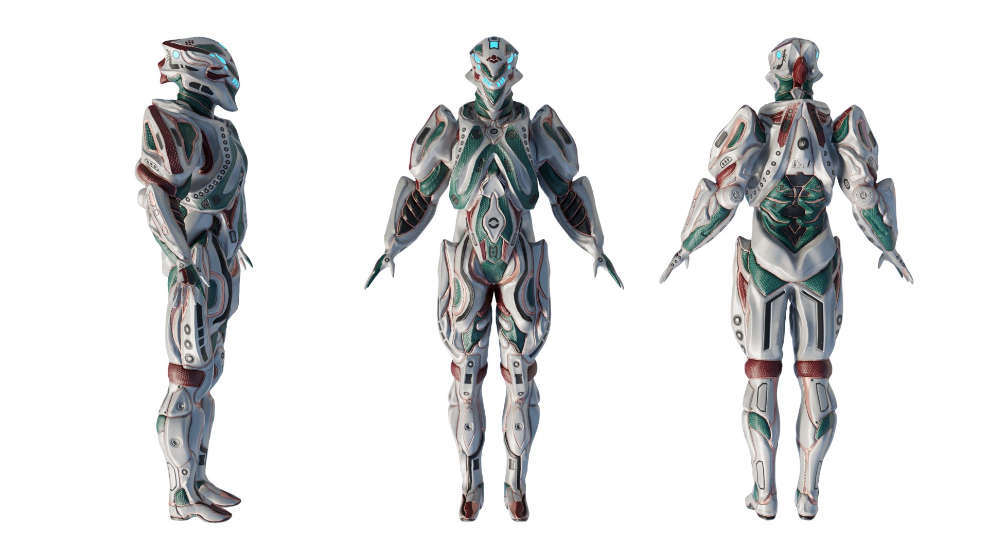 Low Poly - Cyborg Sentient model - TurboSquid 2174351