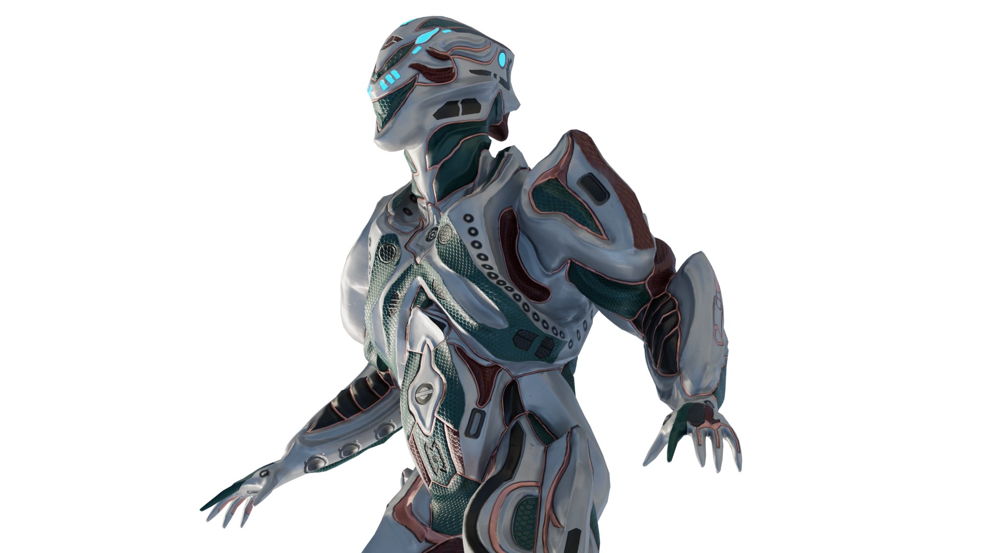 Low Poly - Cyborg Sentient model - TurboSquid 2174351