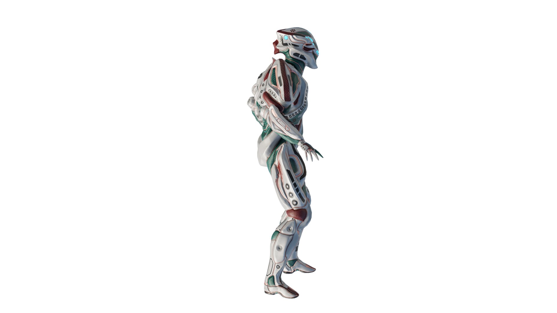 Low Poly - Cyborg Sentient model - TurboSquid 2174351