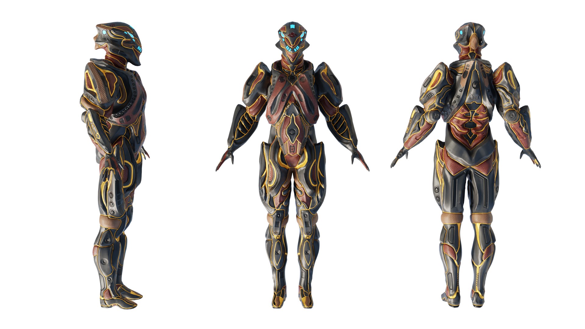 Low Poly - Cyborg Sentient model - TurboSquid 2174351