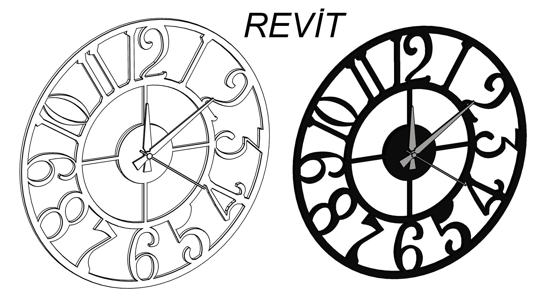 Wall Clock Model - TurboSquid 2032479