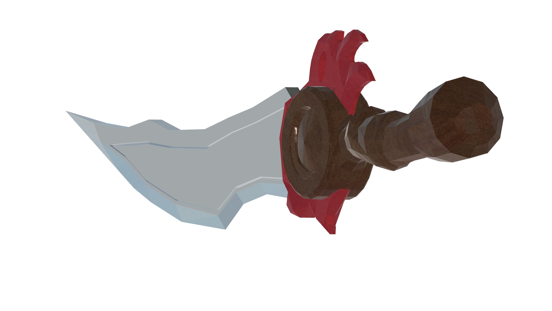 The Enigmatic Red-Banded Sword 3D Model - TurboSquid 2225001