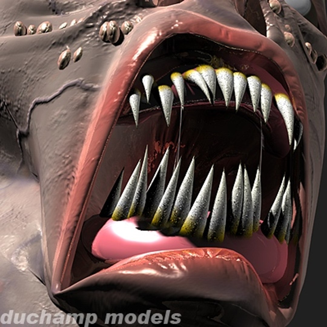 3d Monster Head Model