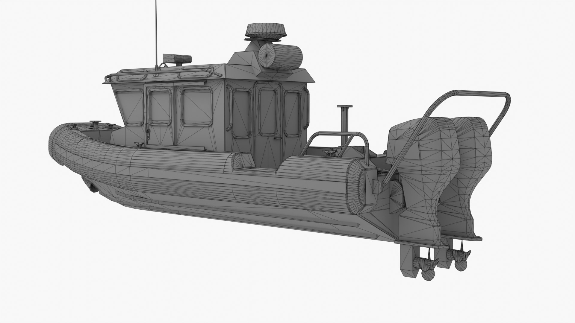 3D SAFE Boats Defender Class - TurboSquid 2366552