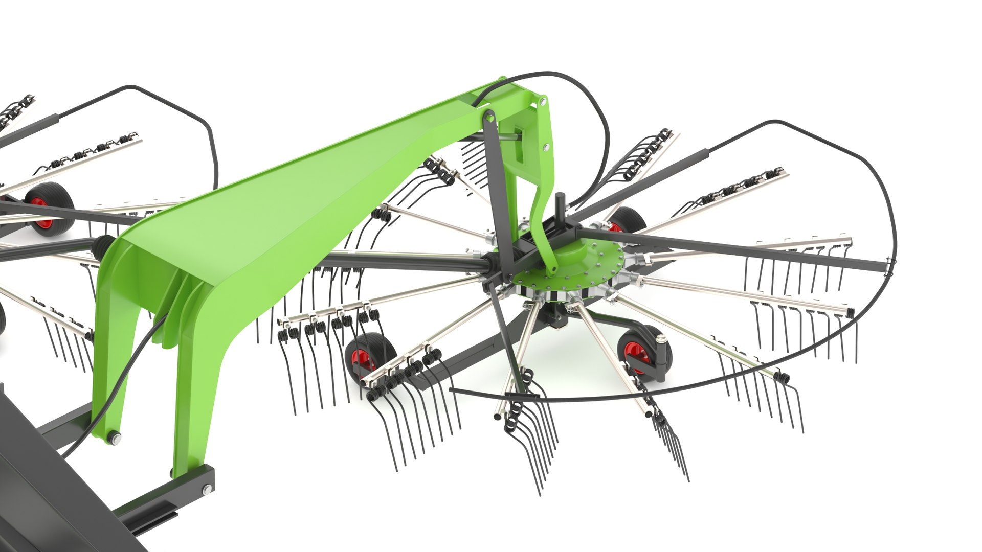 3D Fendt Former Rakes Model - TurboSquid 2265625