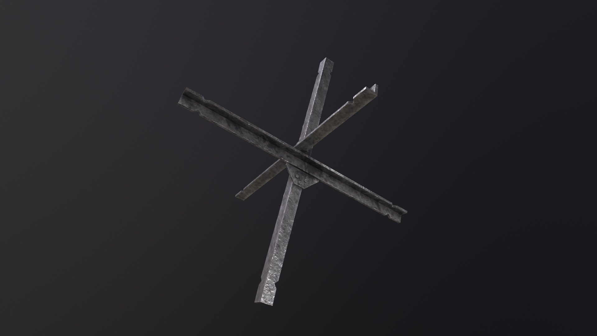 Tank Trap 3D Model - TurboSquid 2102126