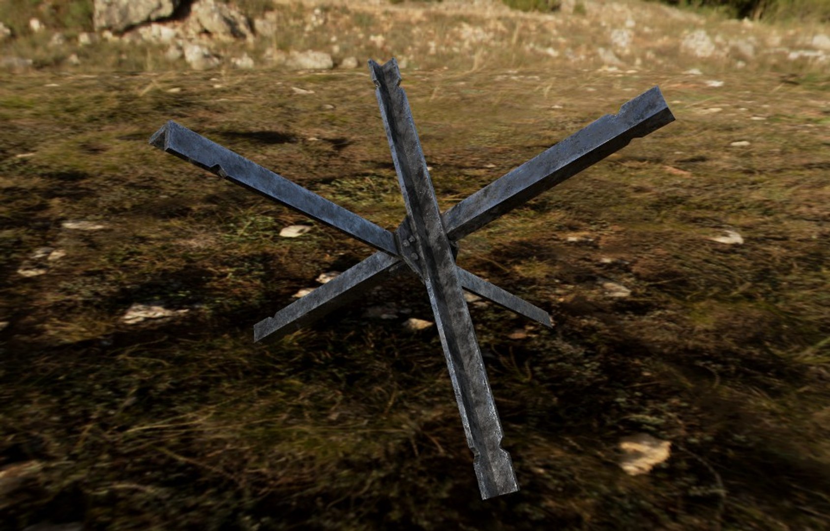 Tank Trap 3D Model - TurboSquid 2102126