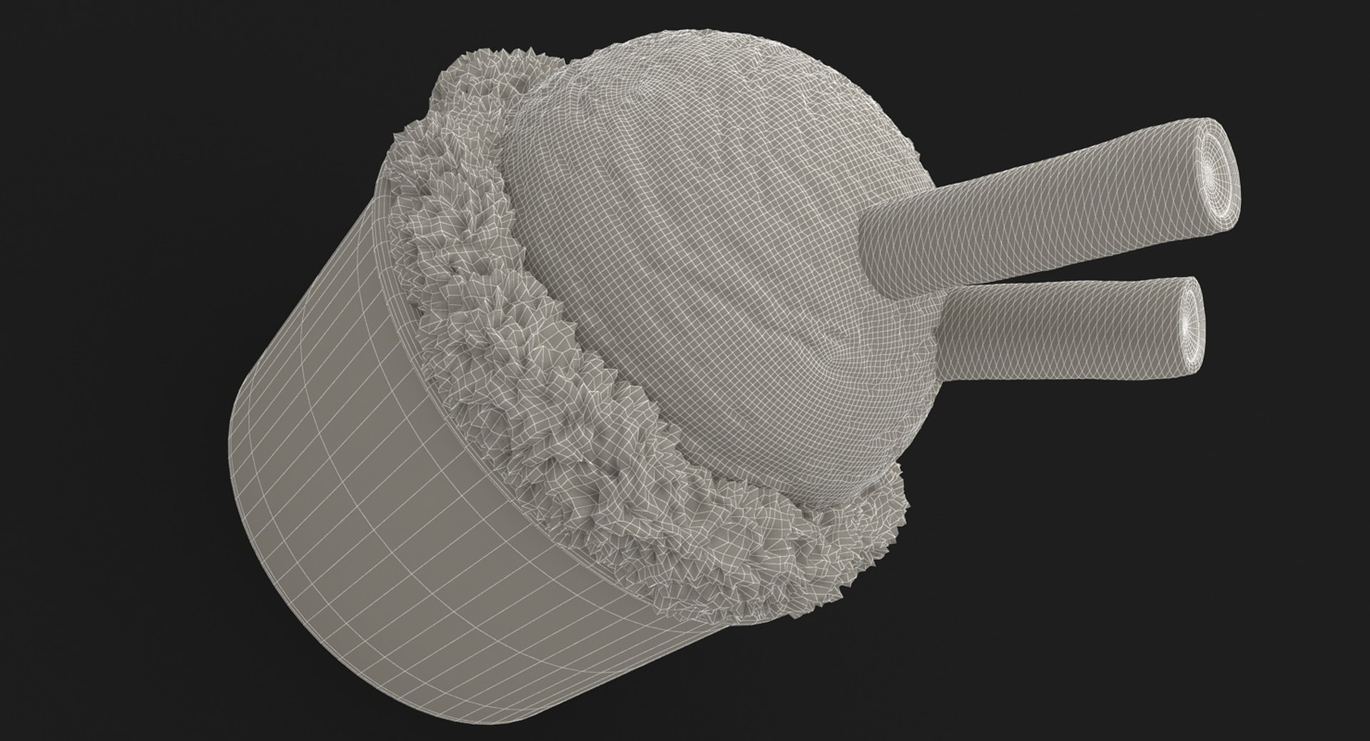 Realistic Ice Cream Cup Model - TurboSquid 1263999