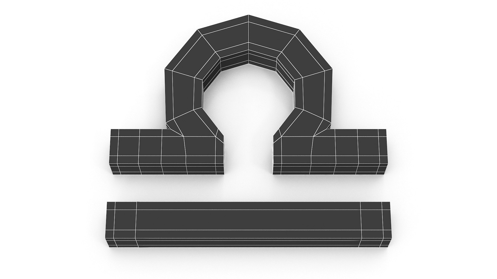 3D Zodiac Sign Libra - TurboSquid 1854859