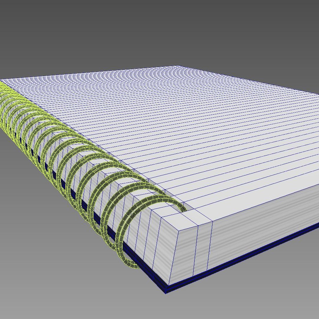 3D notebook model - TurboSquid 1197670