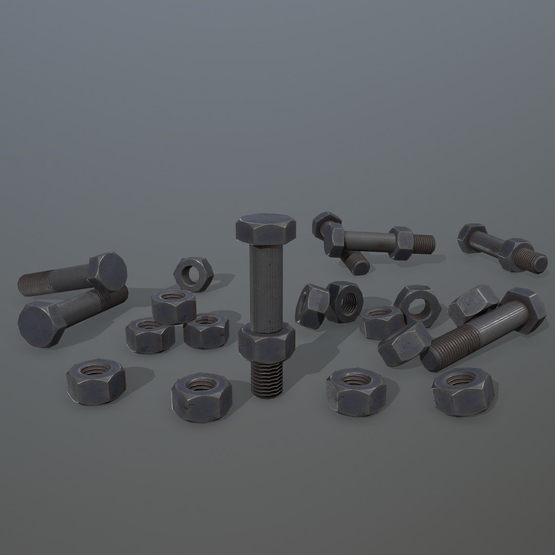Bolts 3D Model - TurboSquid 1521993
