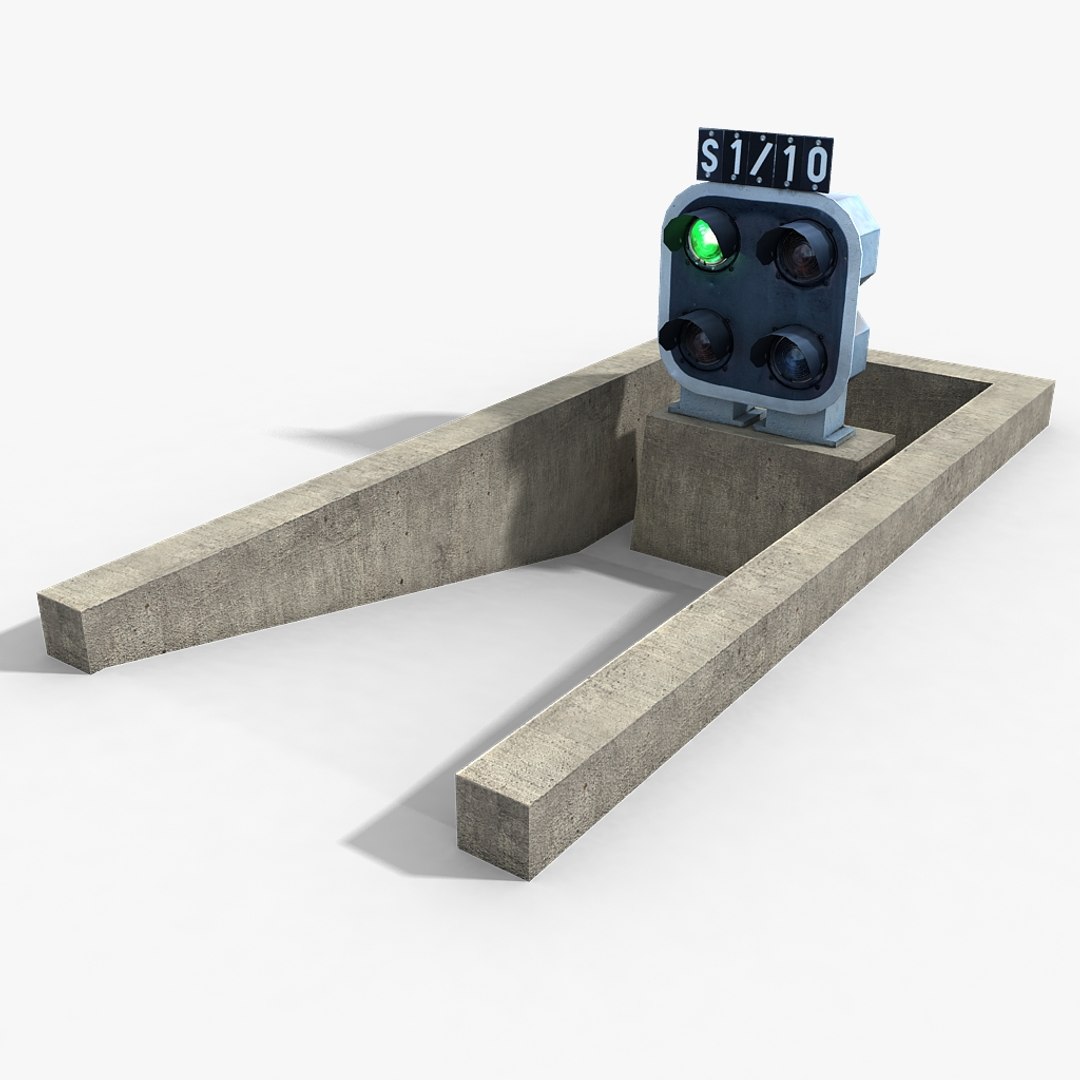 railway dwarf traffic light dxf