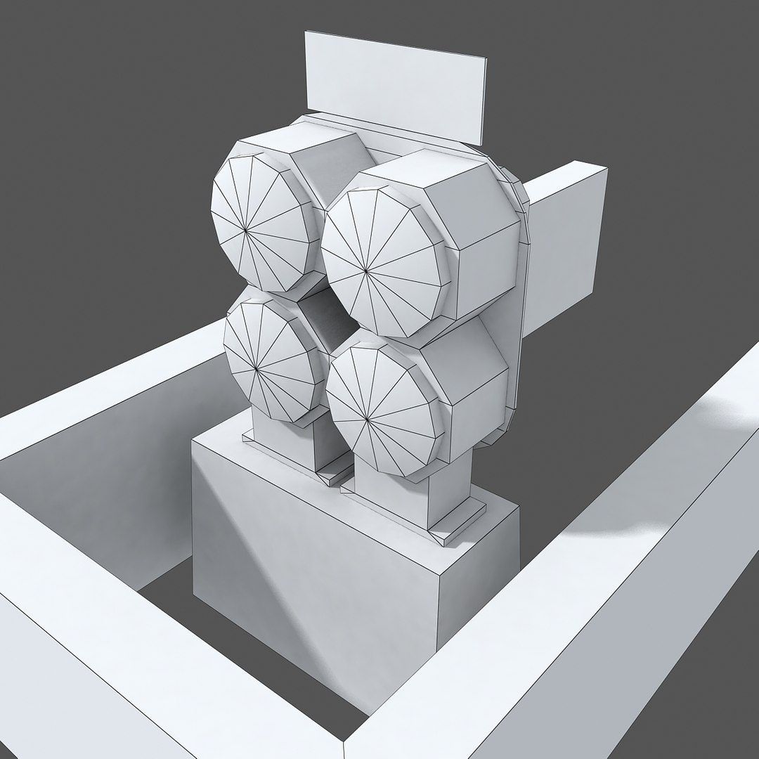 Railway Dwarf Traffic Light Dxf