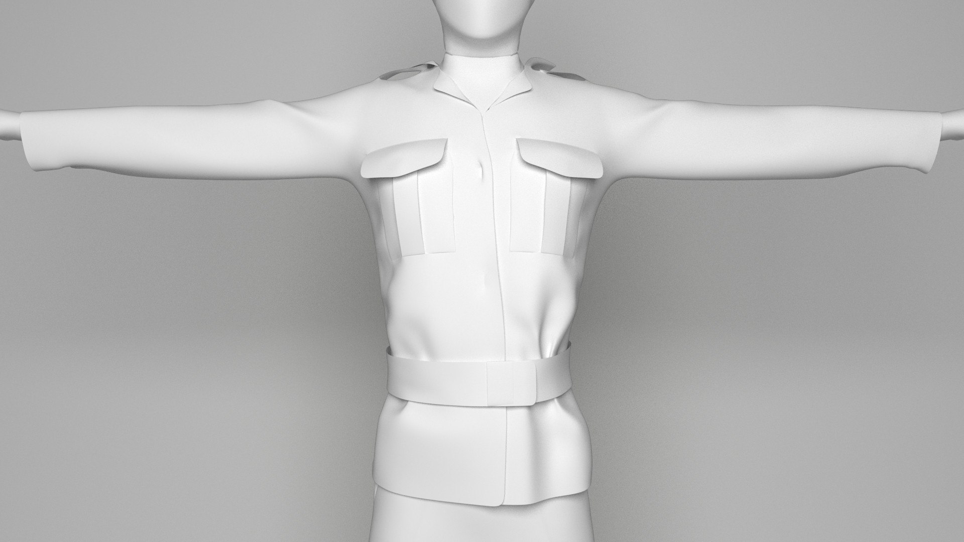 3D Model Military Uniform Rigged - TurboSquid 1892269