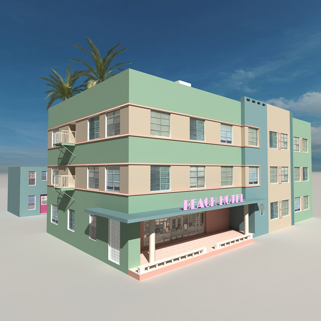 3D Beach Building 11 - TurboSquid 1512708
