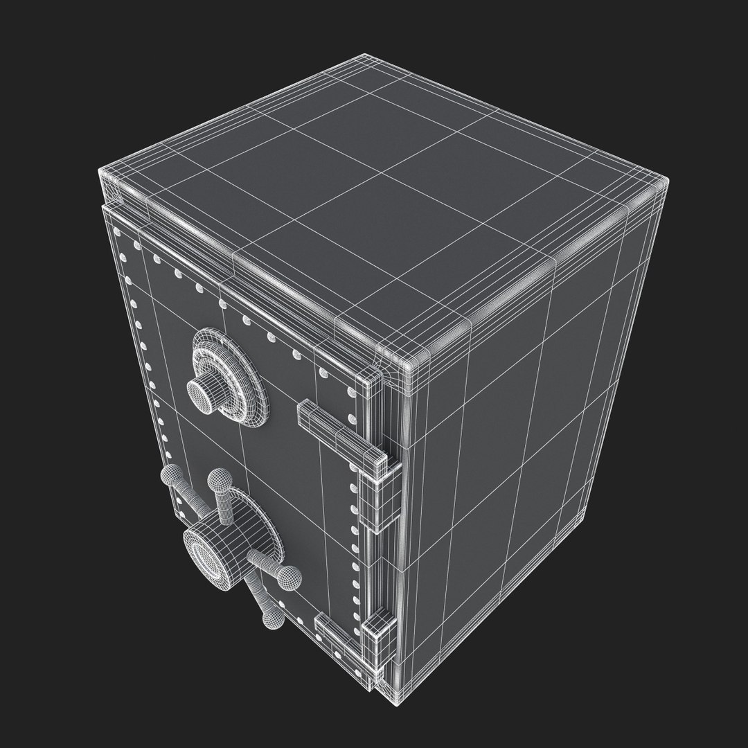 Safe Bank Steel 3D Model - TurboSquid 1228636