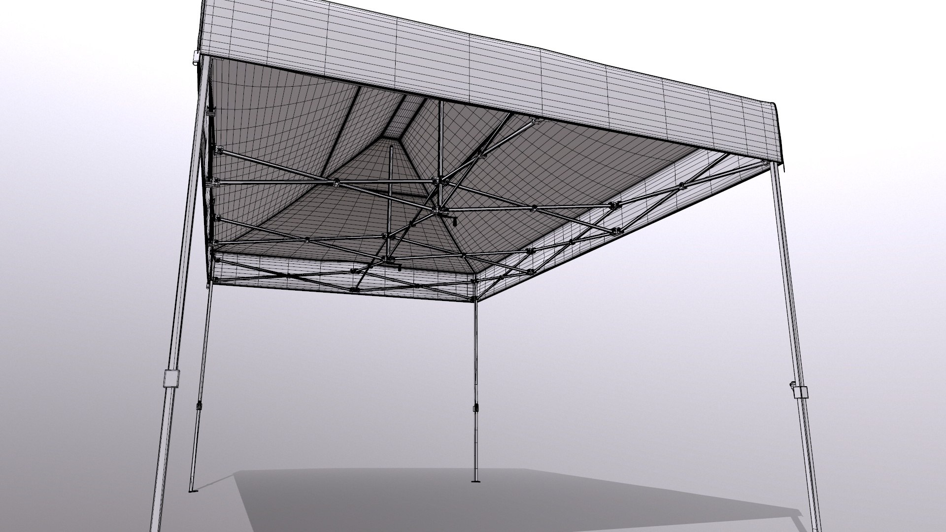 3D Canopy Tent - TurboSquid 2256466