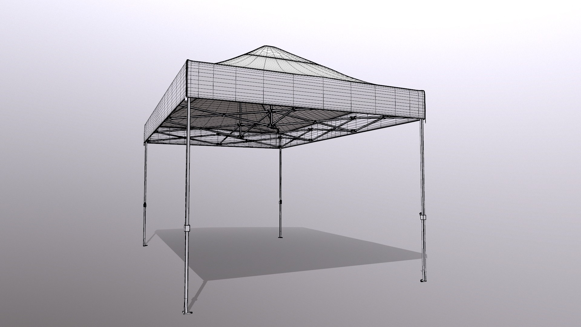 3D Canopy Tent - TurboSquid 2256466