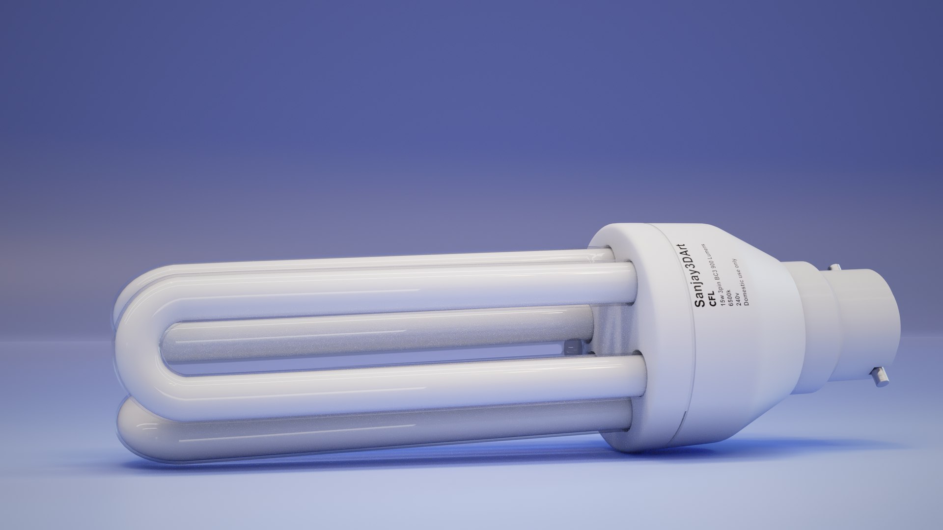 Free Efficient Lighting Solutions CFL Light Bulbs 3D Model - TurboSquid ...