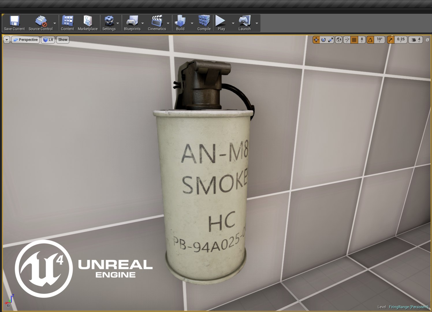 Max An-m8 Smoke Grenade M8