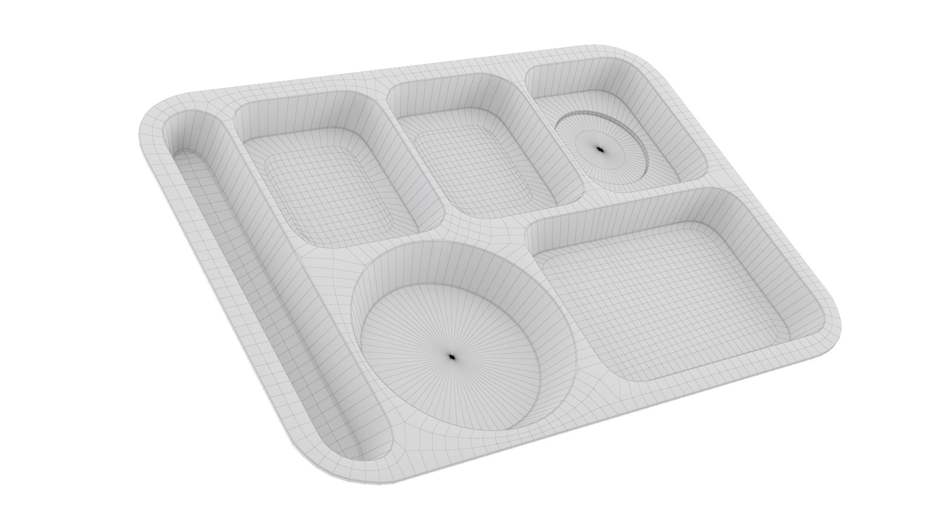 3D Food Tray - TurboSquid 1604505