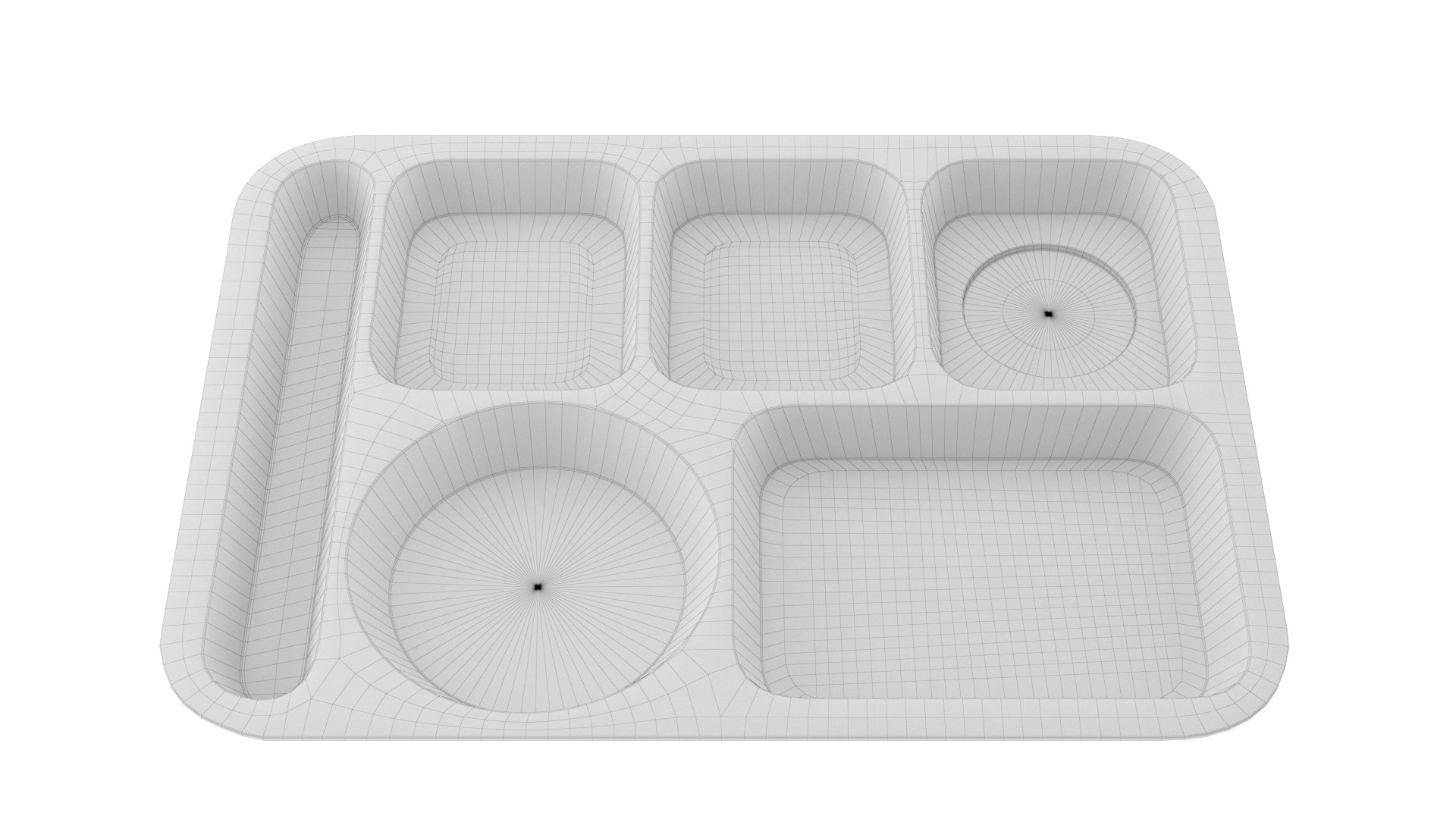 3D Food Tray - TurboSquid 1604505