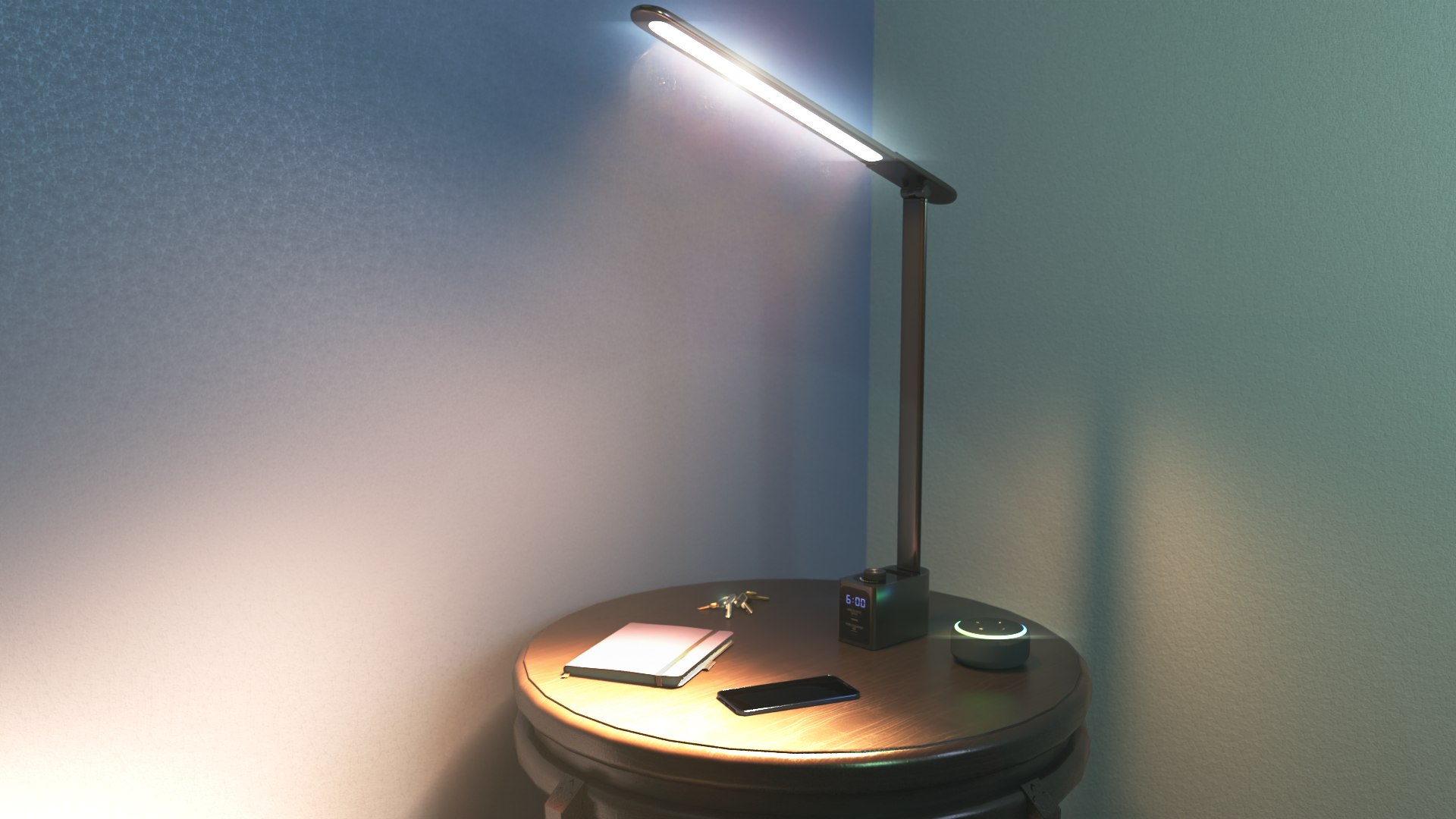 Modern LED Desk Lamp 3D Model - TurboSquid 2186639