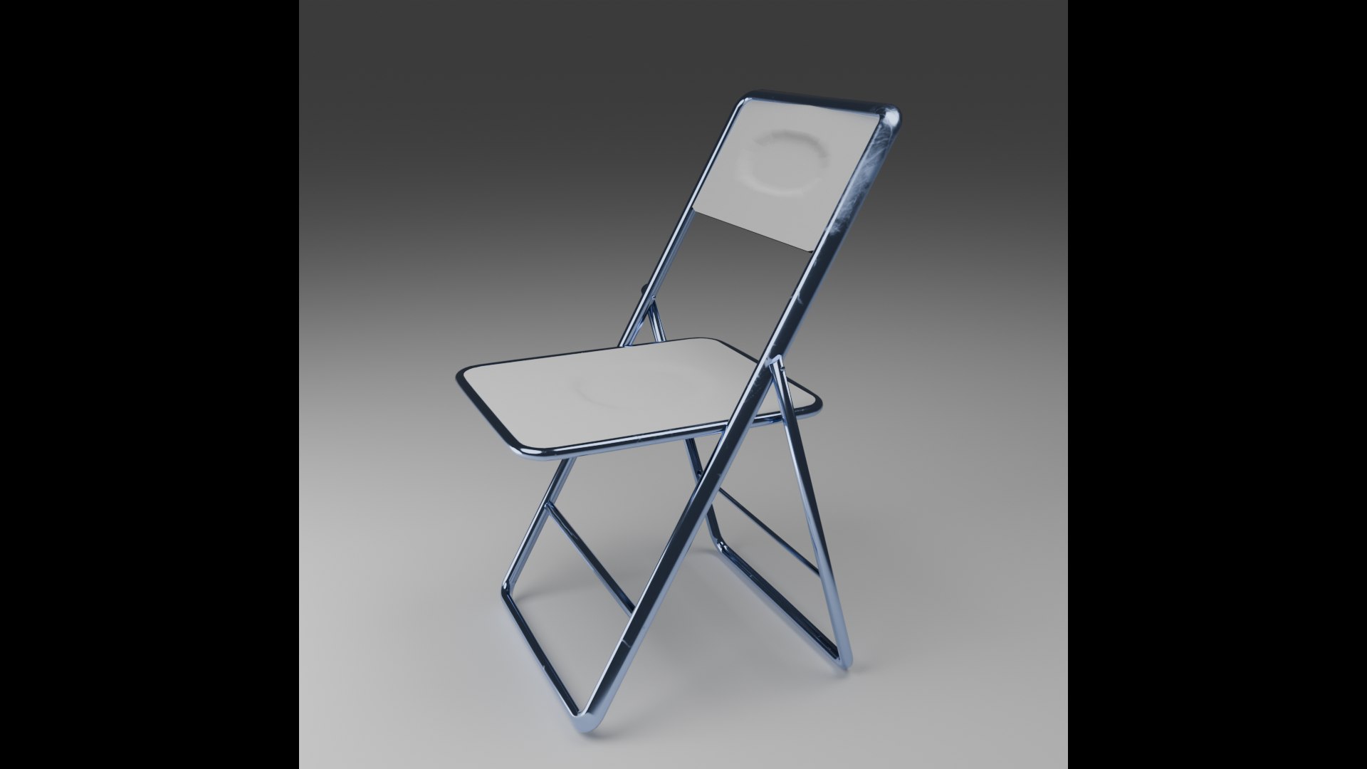 3D Model Metal Folding Chair - TurboSquid 2414091