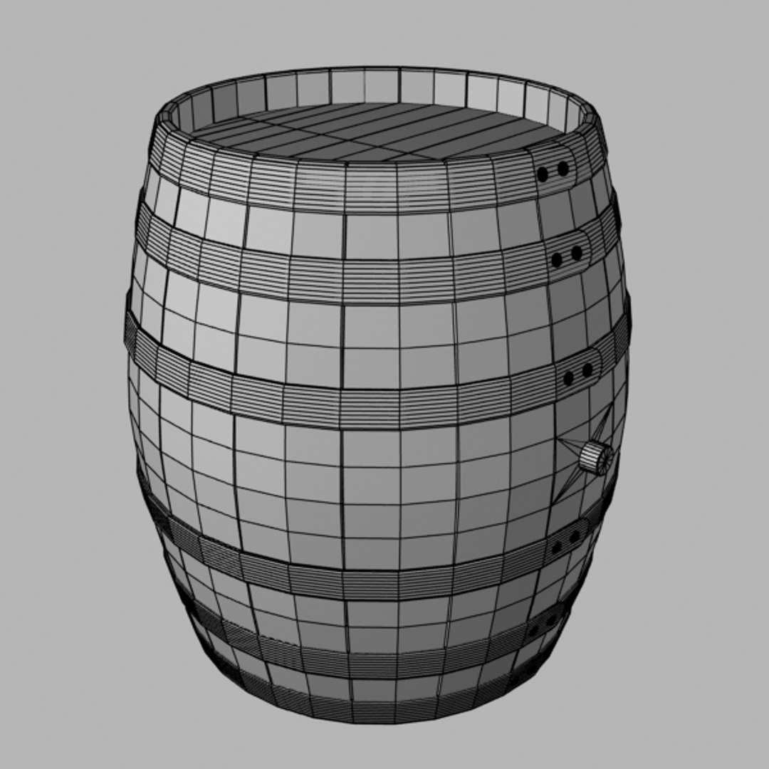 Barrel 3d Dxf
