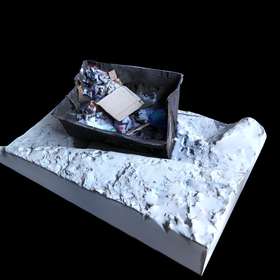 3D scan trash pbr - TurboSquid 1242475