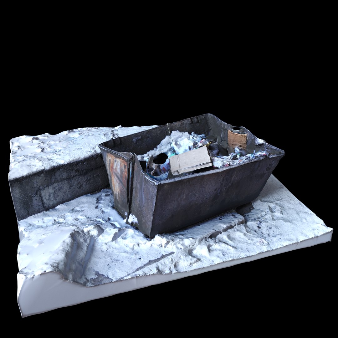3D scan trash pbr - TurboSquid 1242475