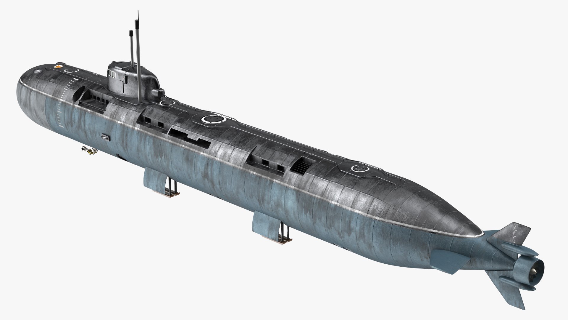 3D Russian Deep-Sea Nuclear Submarine Losharik Rigged - TurboSquid 2015836