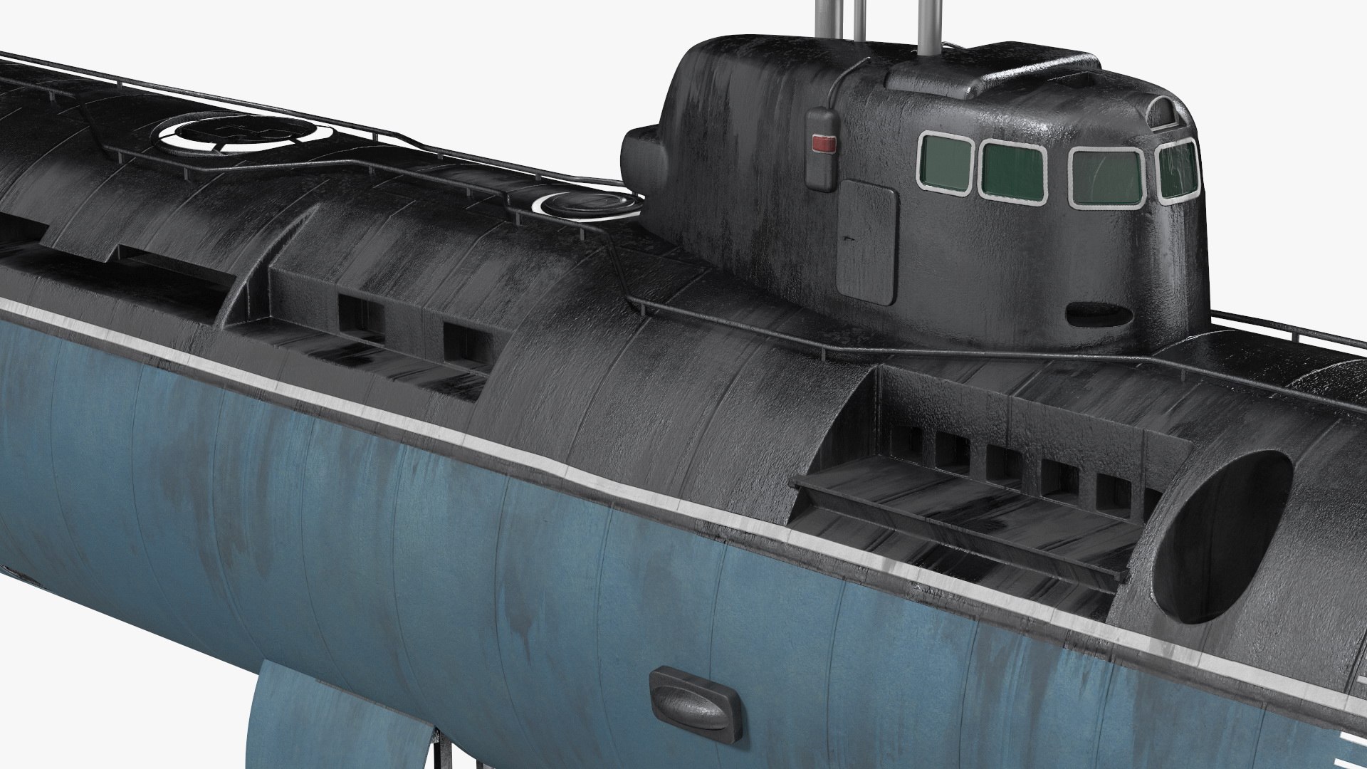 3D Russian Deep-Sea Nuclear Submarine Losharik Rigged - TurboSquid 2015836