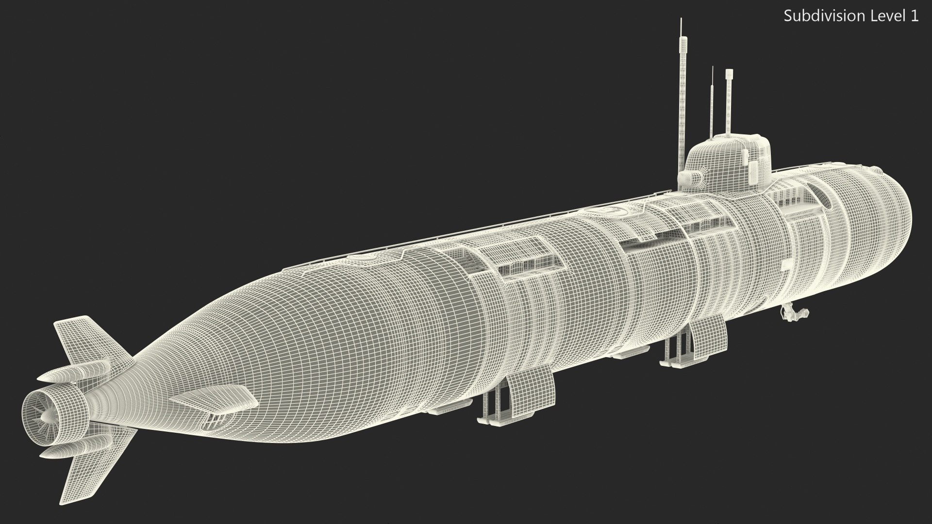 3D Russian Deep-Sea Nuclear Submarine Losharik Rigged - TurboSquid 2015836