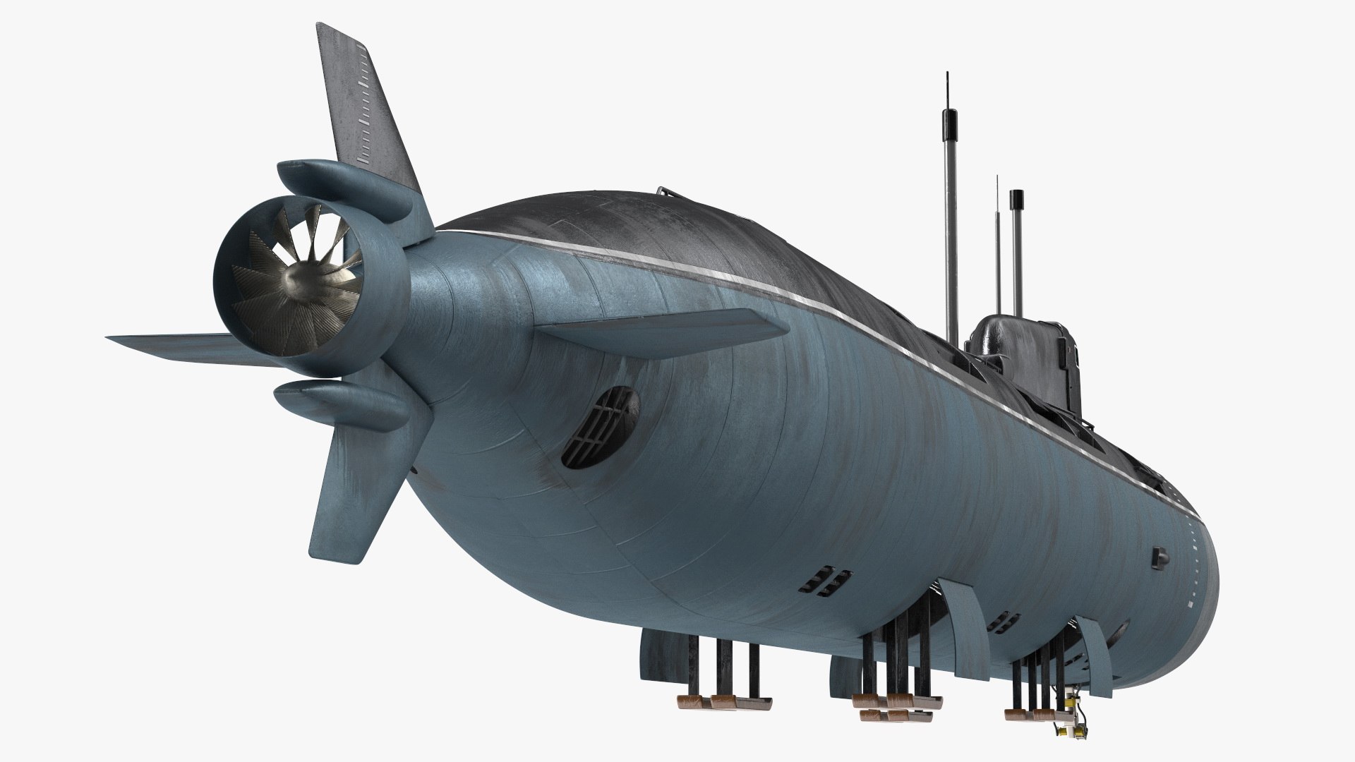 3D Russian Deep-Sea Nuclear Submarine Losharik Rigged - TurboSquid 2015836
